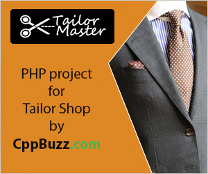 Tailor Shop Management Project in PHP - CppBuzz
